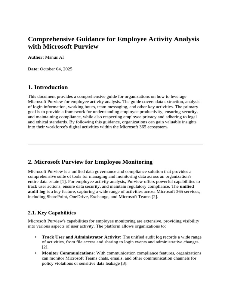 Comprehensive Guidance For Employee Activity Analysis With Microsoft ...