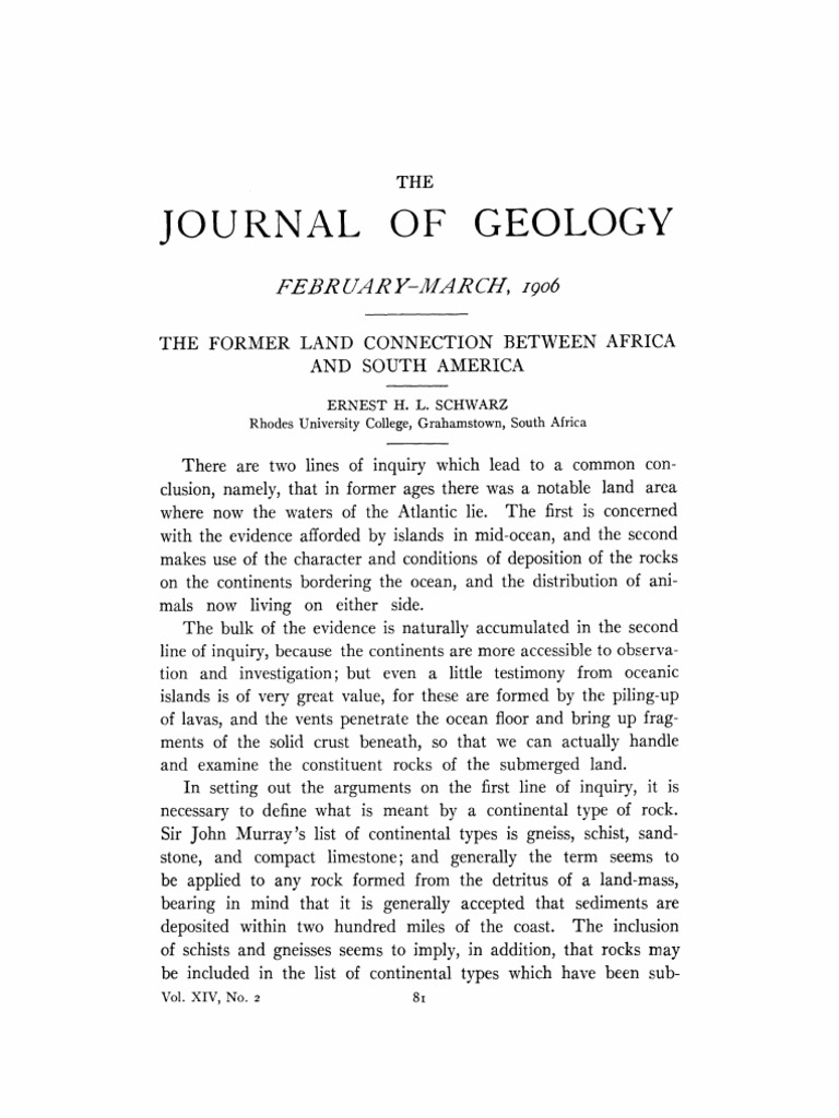 Journal: OF Geology | PDF | Rock (Geology) | Magma