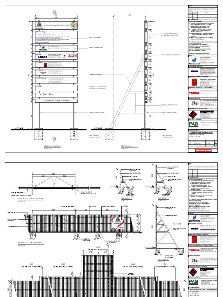 Drawing - Signboard, Hoarding, Wash Through | PDF