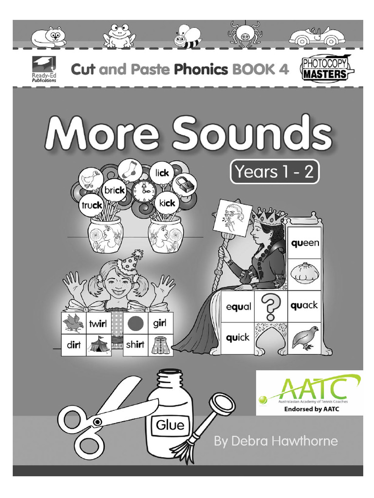 Cut and Paste Phonics: More Sounds | PDF | Phonics | Copyright