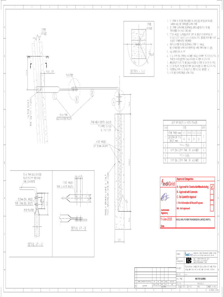 TB605 ACC-01 Type Earthing | PDF