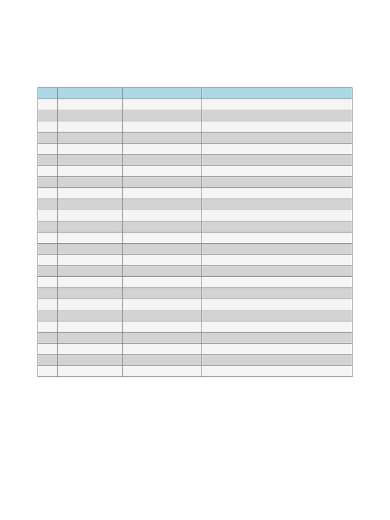 Classroom Objects List | PDF