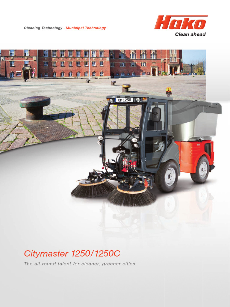 Hako Citymaster 1250: Versatile Urban Sweeper | PDF | Truck | Engines