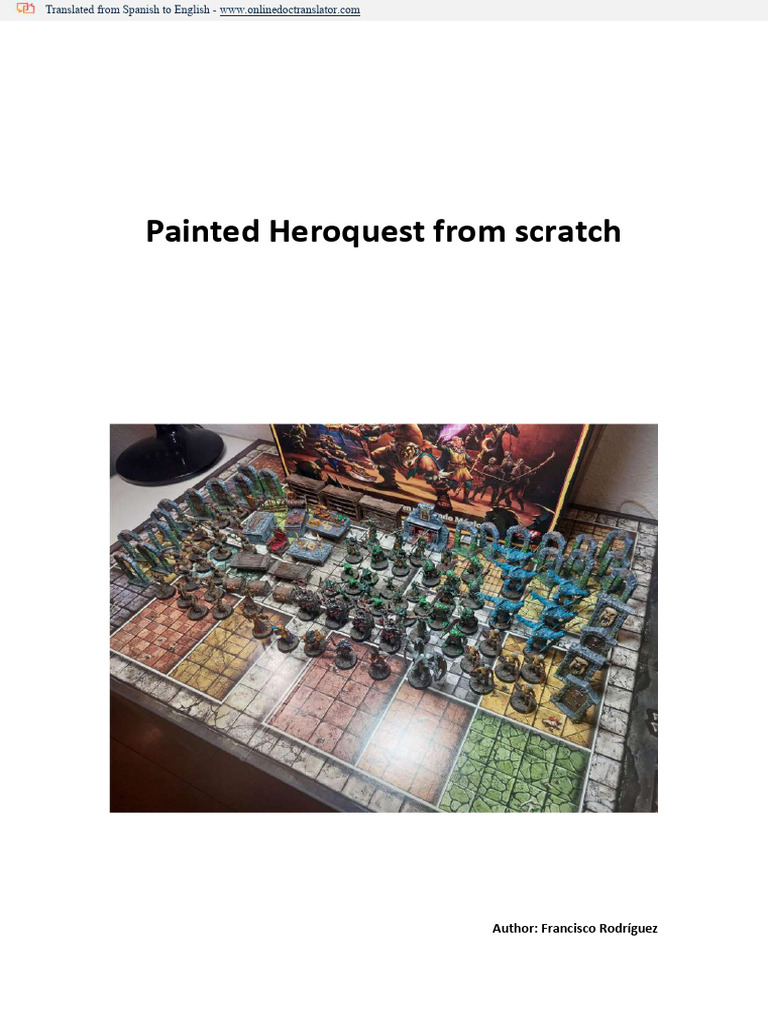 Heroquest Painting Guide for Beginners | PDF | Paintings | Paint
