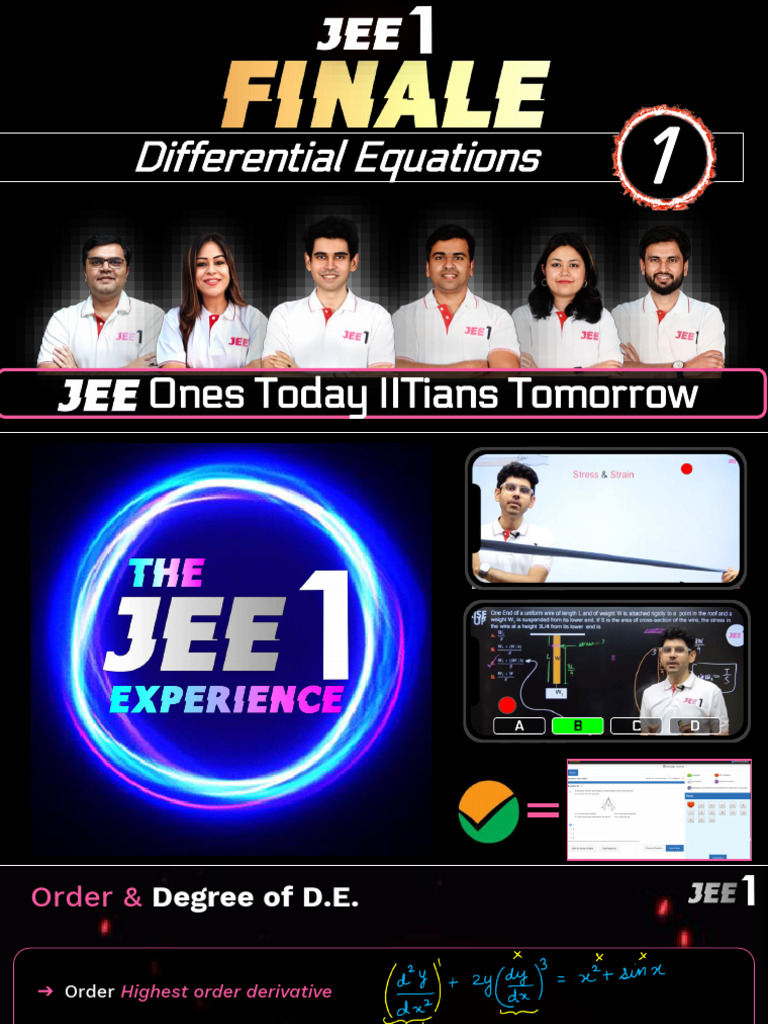 Differential Equations - 1 | PDF