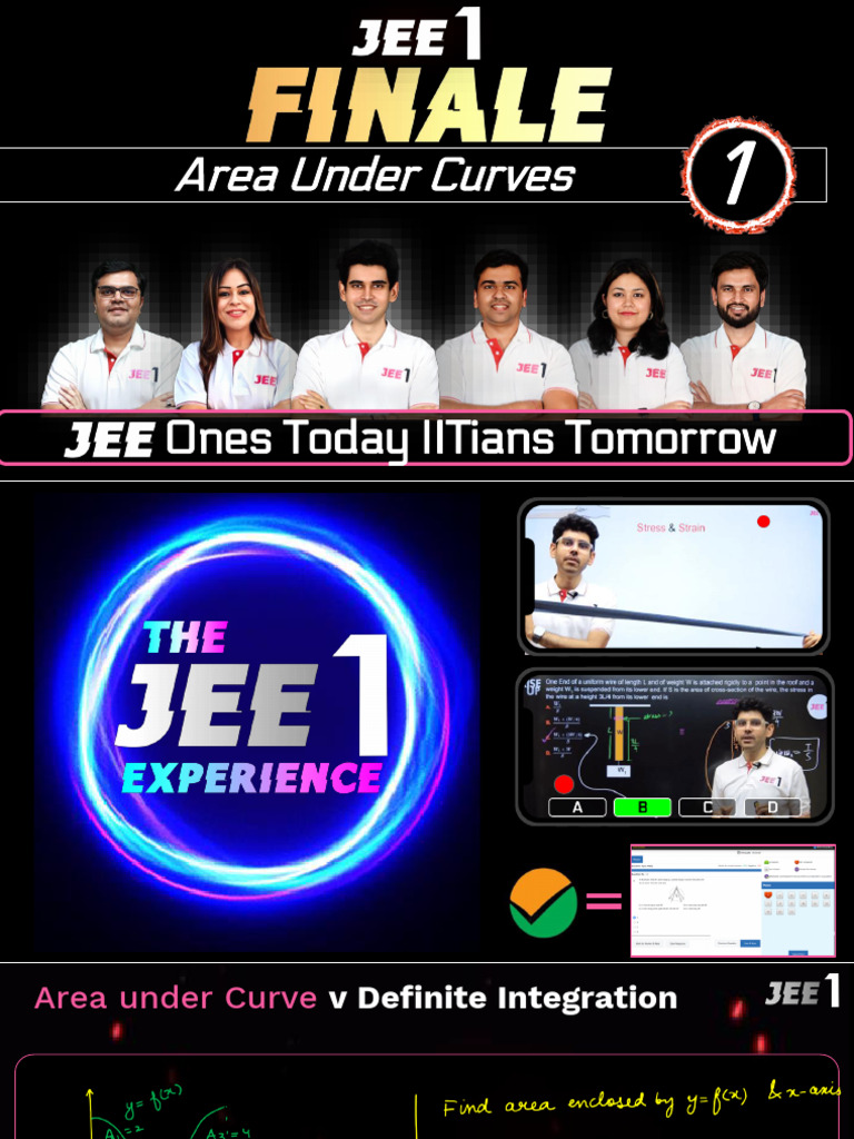 Area Under Curves - 1 | PDF