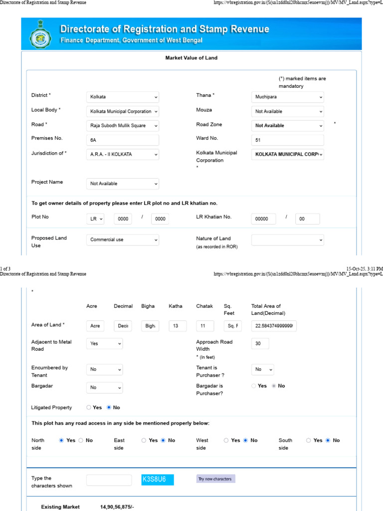 Directorate of Registration and Stamp Revenue | PDF