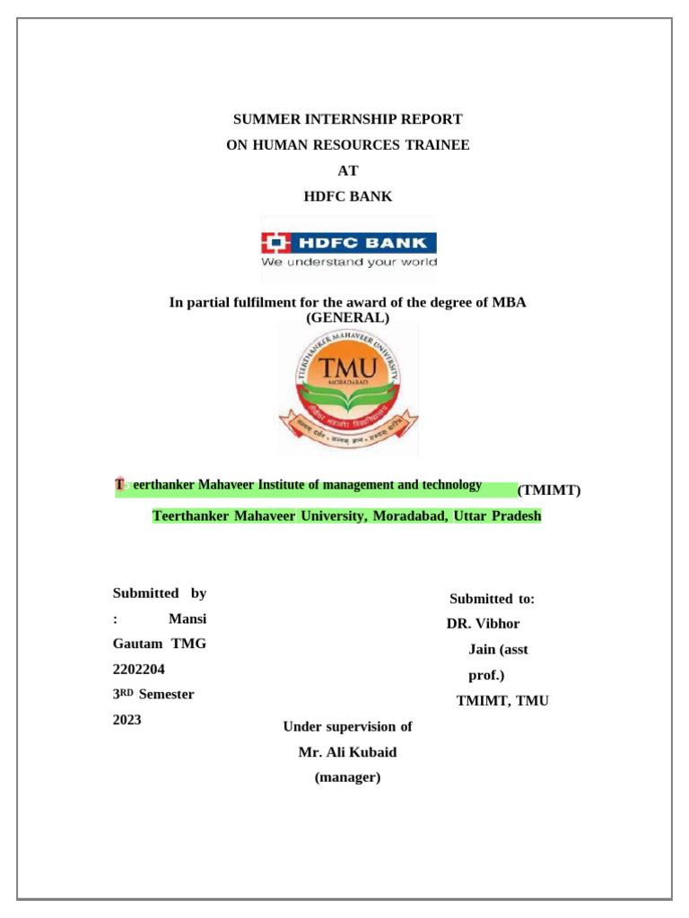 DB - Report - #Mansi114 Plag Check Report | PDF | Human Resource ...
