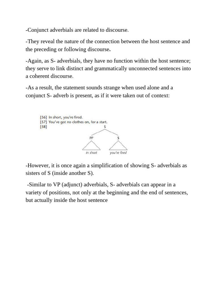 Conjunct Adverbials | PDF
