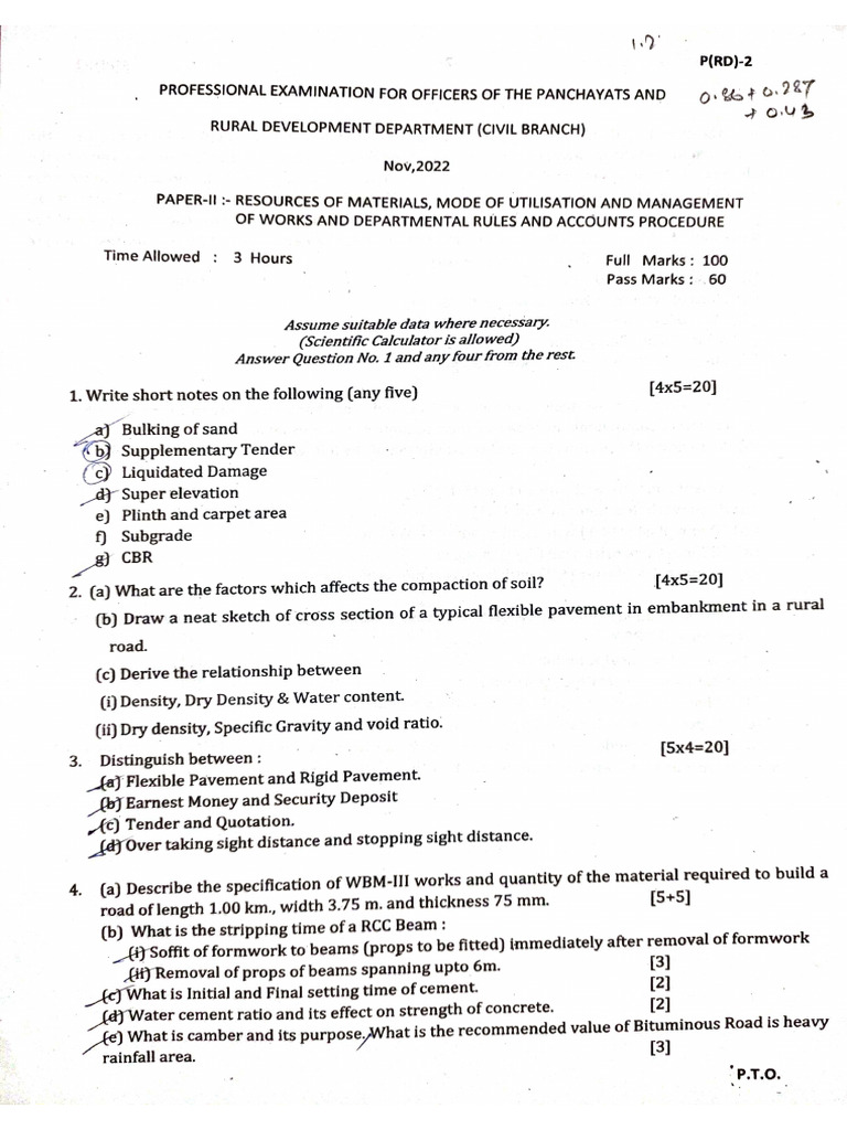 2022 Nov Q Paper II | PDF