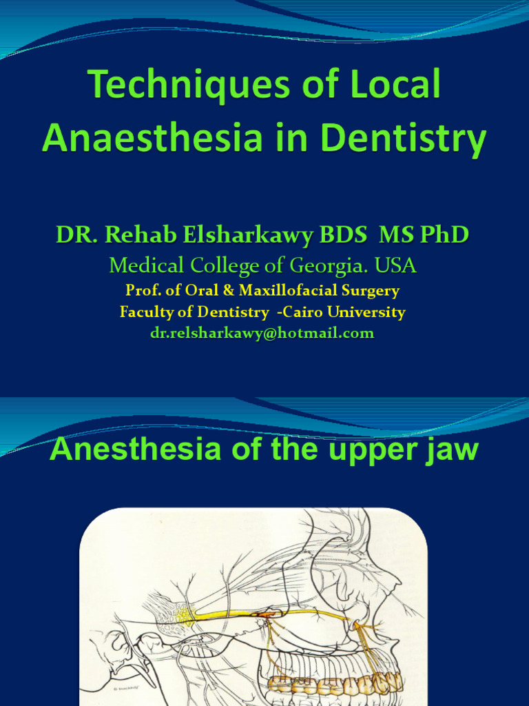 Maxillary Anesthesia Techniques Guide | PDF | Anesthesia | Surgical ...