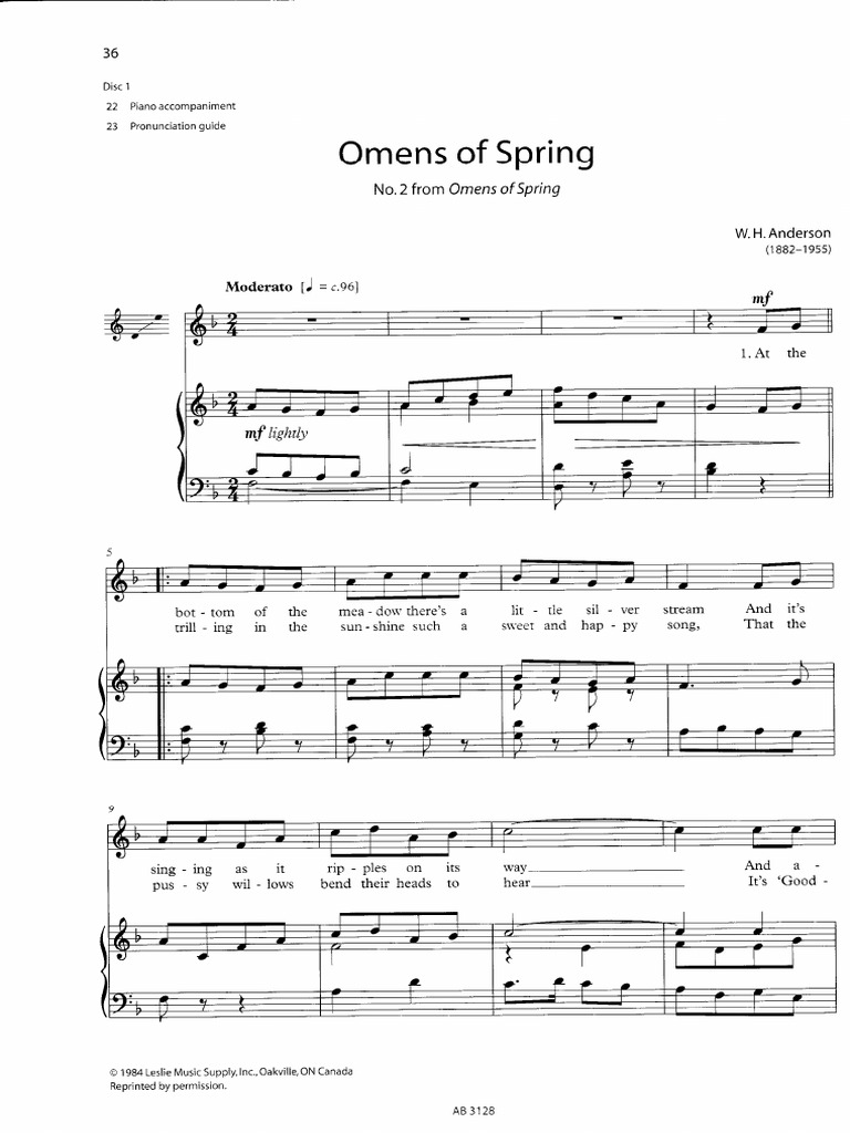 Omens of Spring | PDF