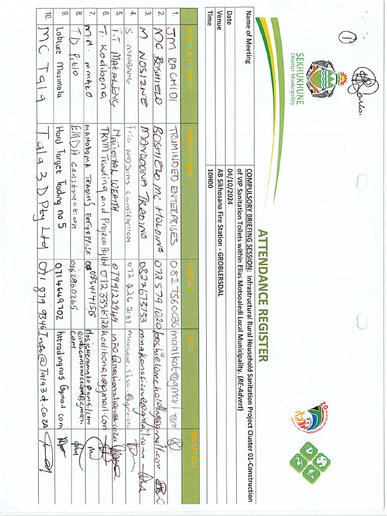 Attendance Register VIP ELIAS-10082024113209 - 241008 | PDF