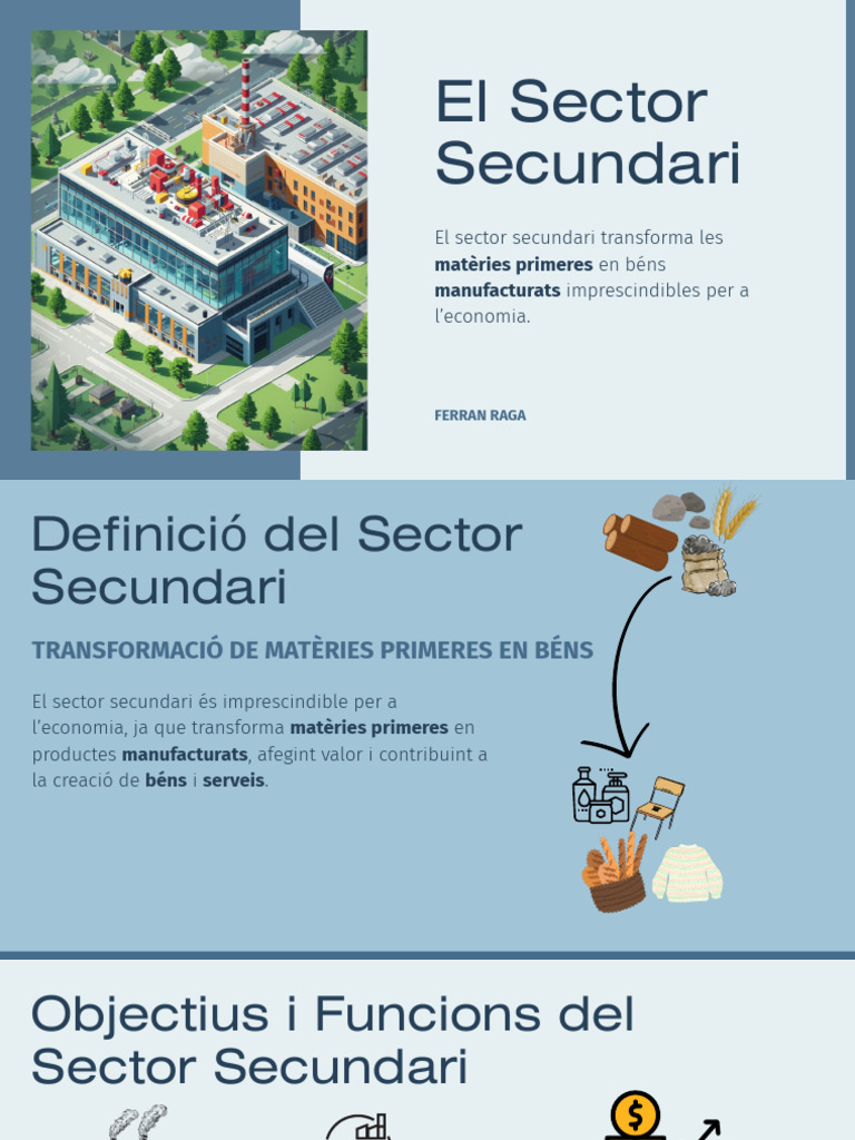 Presentación - El Sector Secundari | PDF