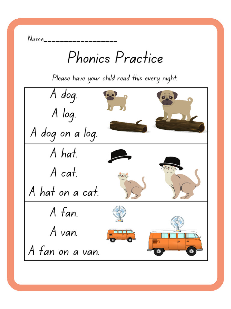 Phonics Practice for Early Readers | PDF