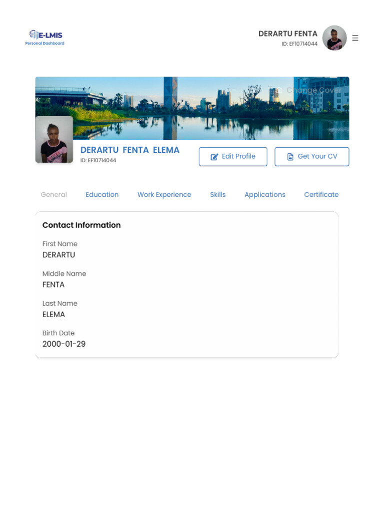 Lmis - Derartu Fenta Elema | PDF