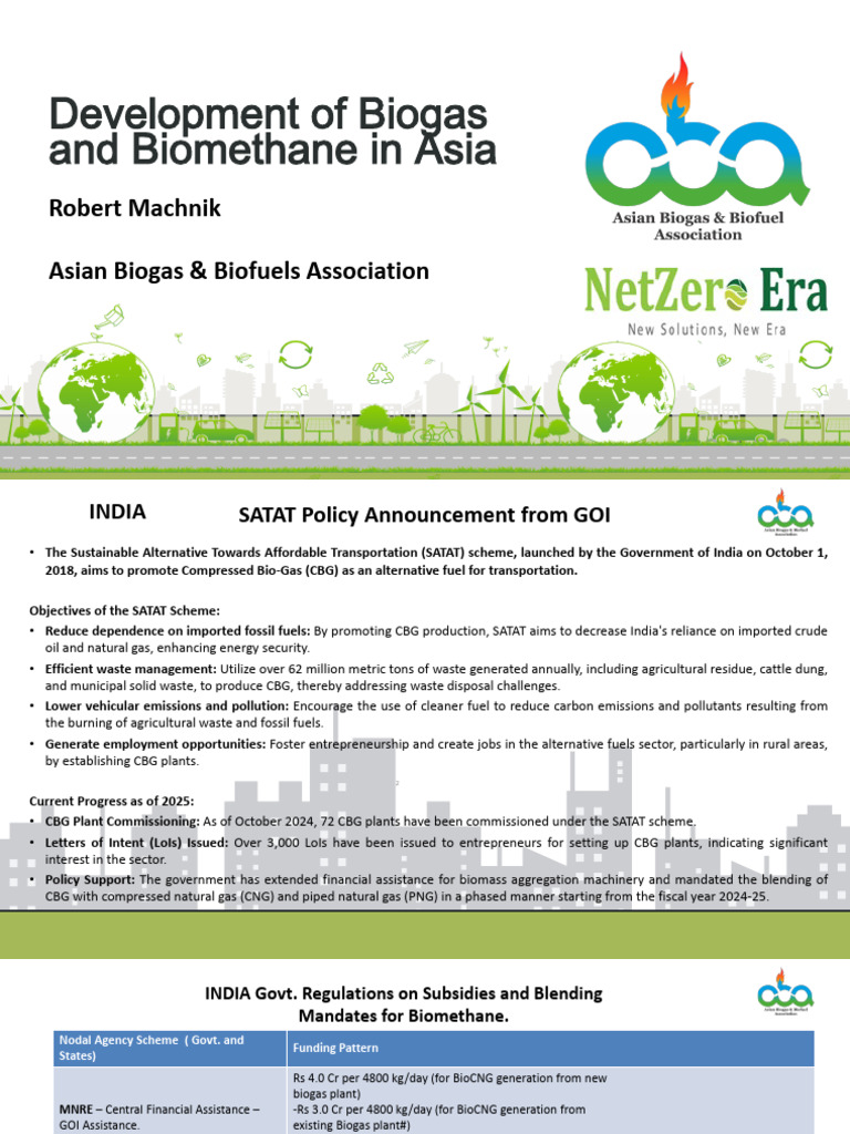 Biogas Development in Asia: Insights by Machnik | PDF | Biogas ...