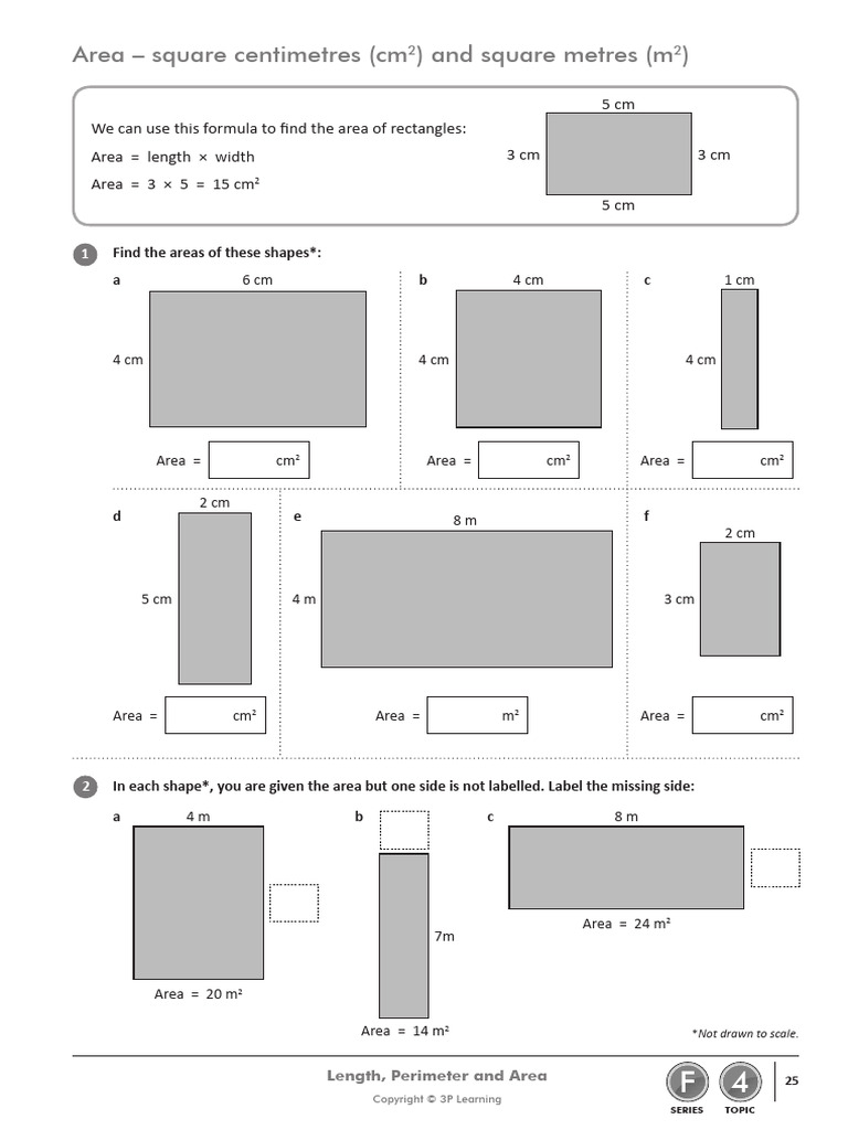 Area Student | PDF | Area | Elementary Geometry
