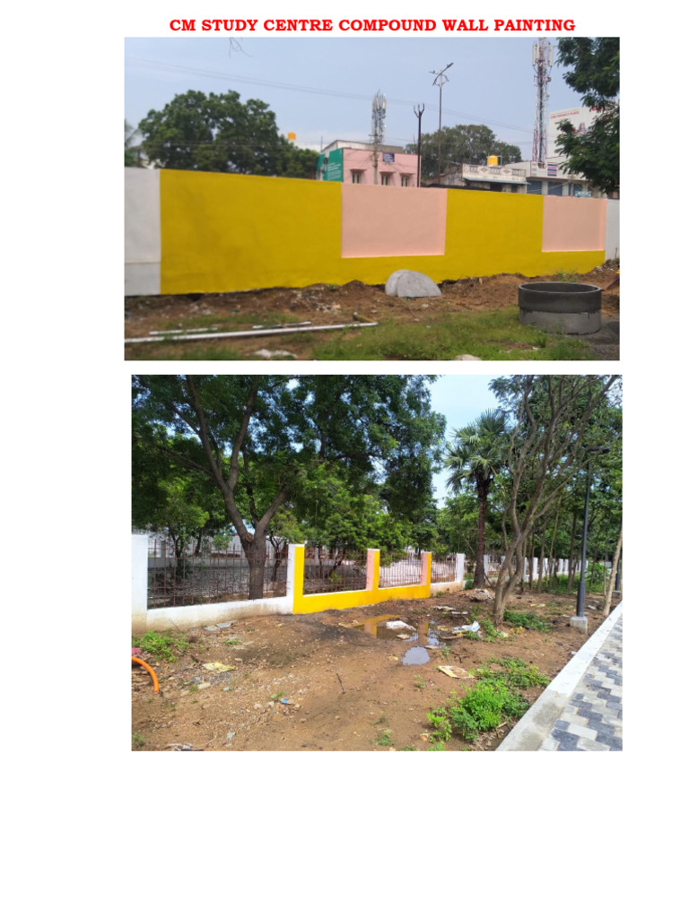 Compound Wall Painting Cm | PDF