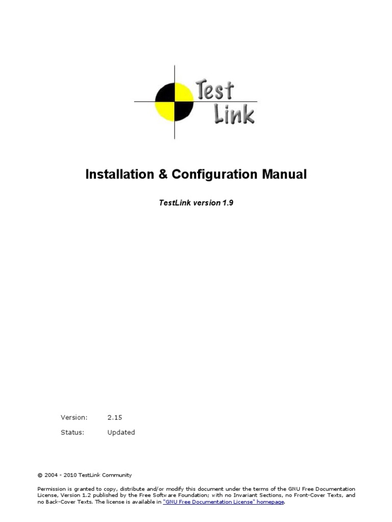 Testlink Installation Manual | PDF | Microsoft Sql Server | Databases
