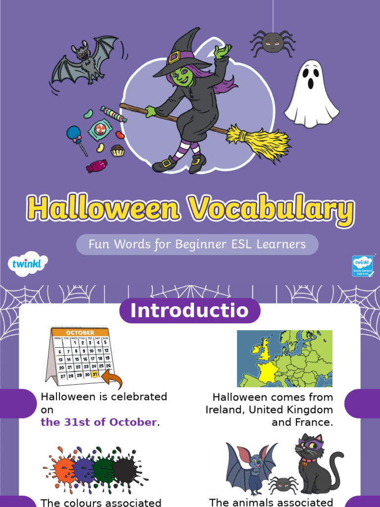 Halloween Vocabulary and Traditions Guide | PDF | Halloween