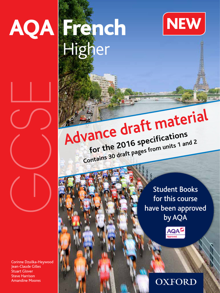 AQA GCSE French Higher Draft Pages | PDF | Grammatical Tense | Verb