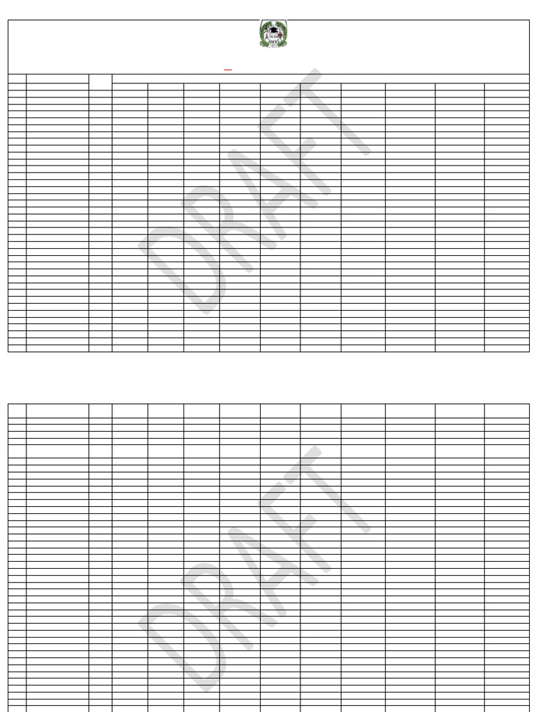 2025-2026 Semester 1 Lecture Time Table | PDF