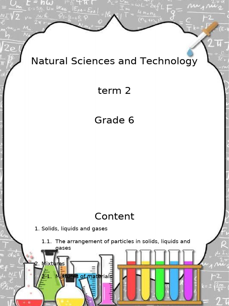 Grade 6 Natural Science: Matter & Mixtures | PDF | Solubility | Mixture