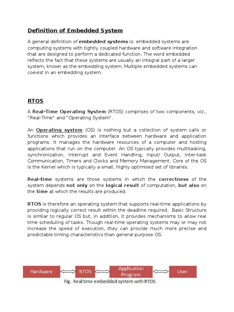 Embedded System | PDF | Embedded System | Operating System