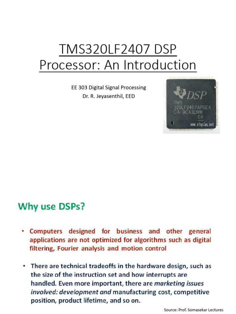 TMS2407 DSP Processor | PDF