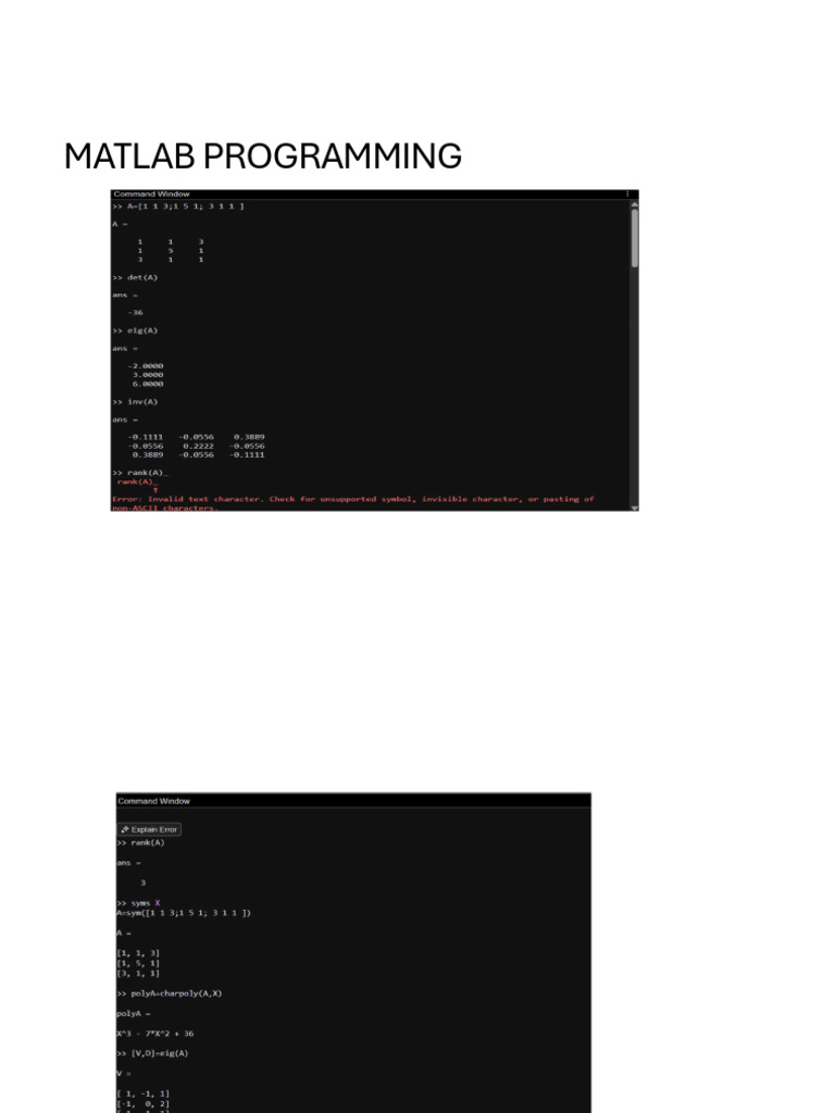 Matlabcia3 PDF | PDF