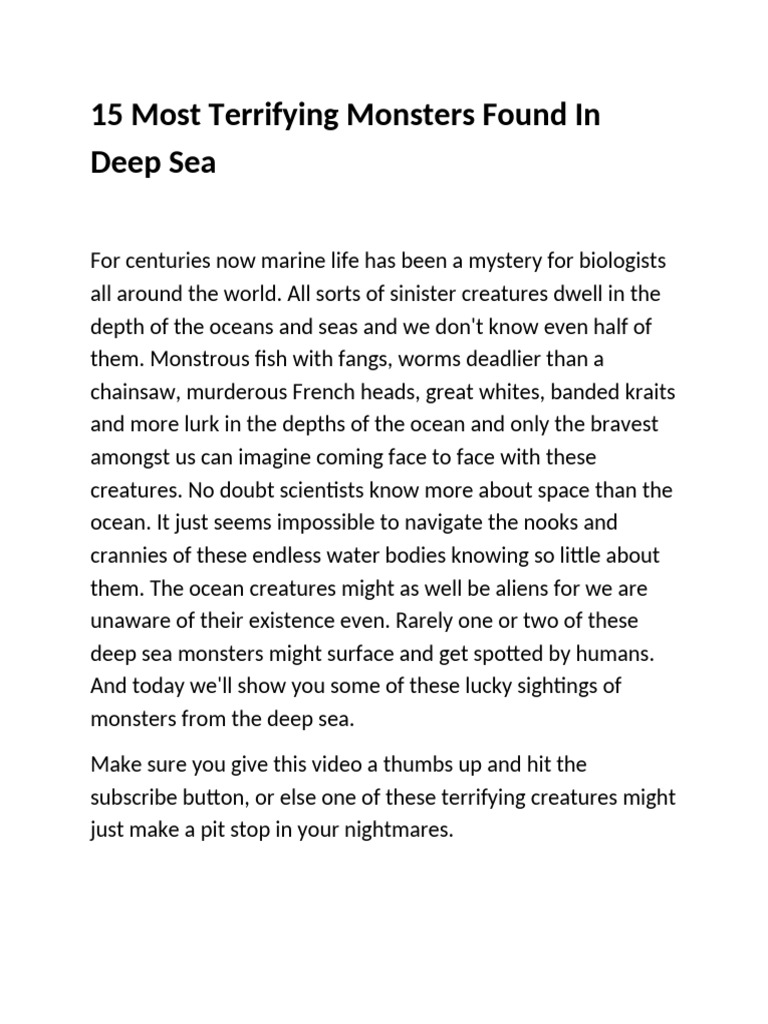 15 Most Terrify-WPS Office | PDF | Sharks | Predation