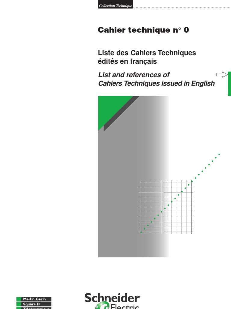 Schneider - Cahier Technique | PDF | Electrical Impedance | Rotation Around A Fixed Axis