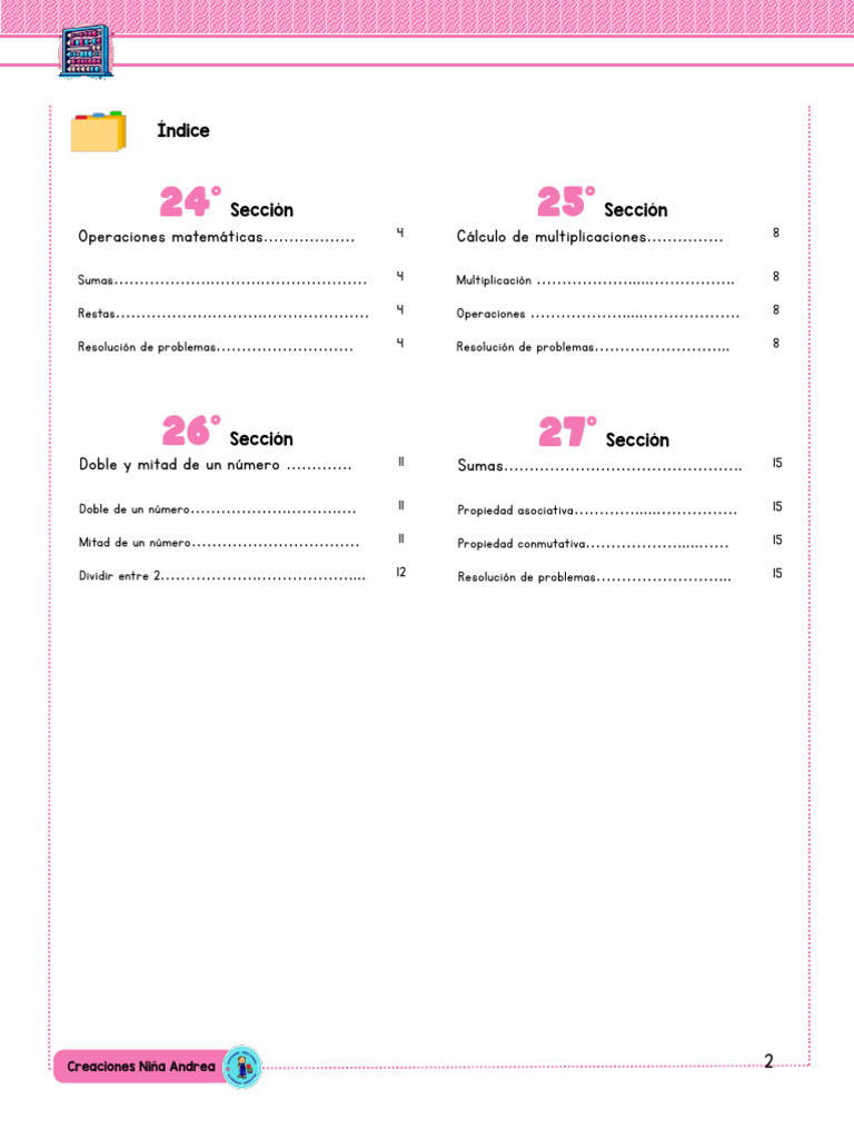 2° Matemáticas - Librito - Septiembre | PDF | Multiplicación | Matemáticas