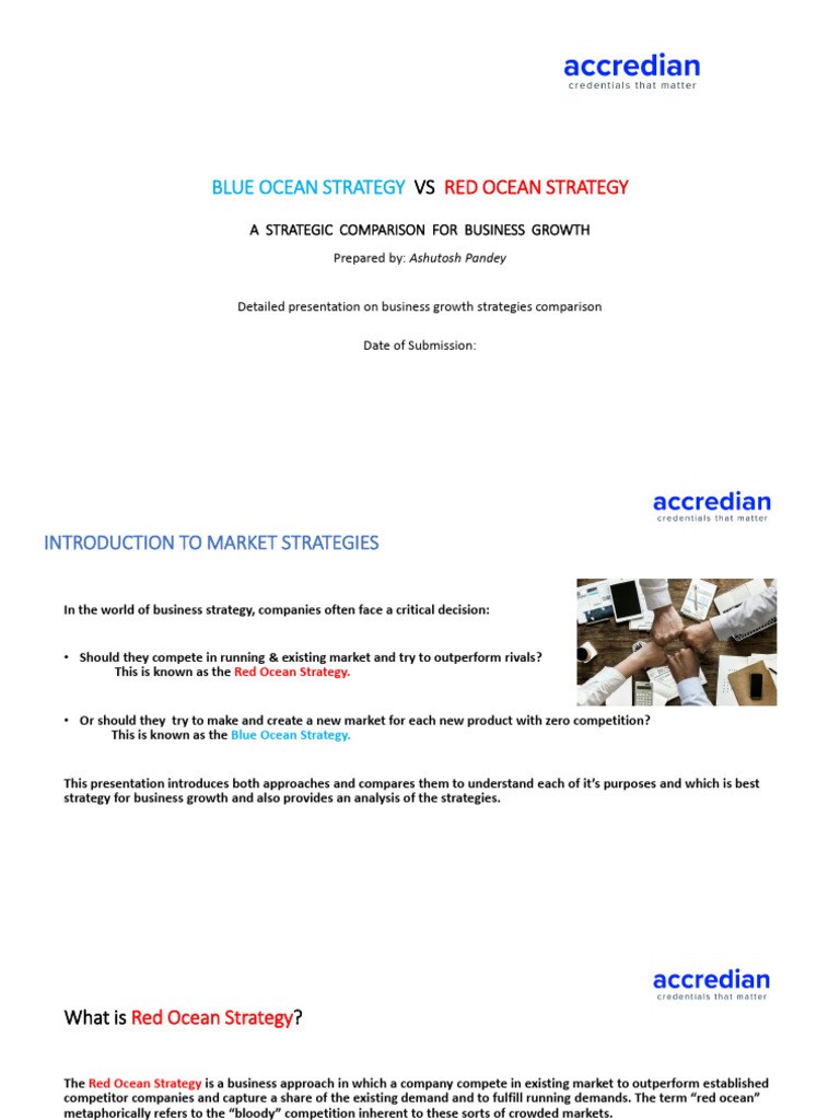 Blue Ocean vs Red Ocean Strategies | PDF | Innovation | Pepsi
