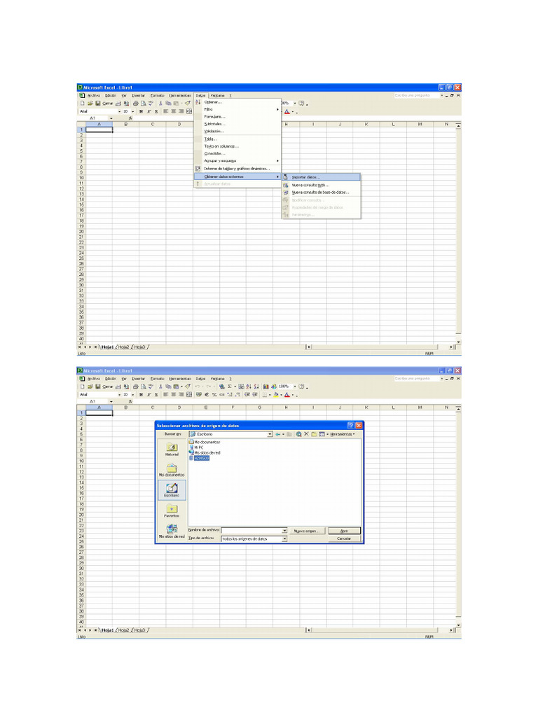 Pasos Txt Excel | PDF