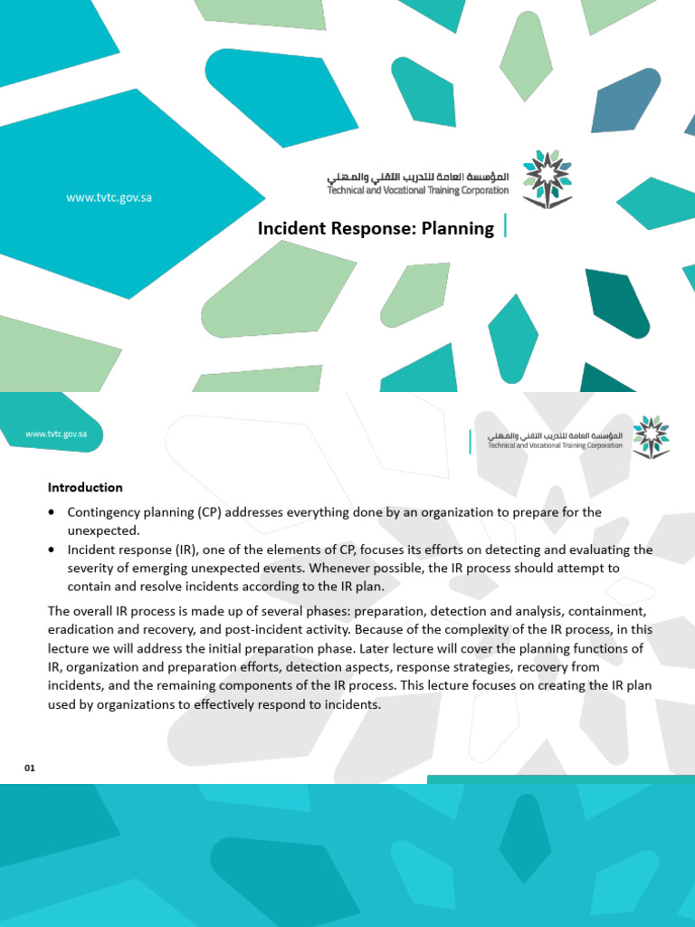 Lecture 5 Incident Response Planning | PDF | Malware | Information Security