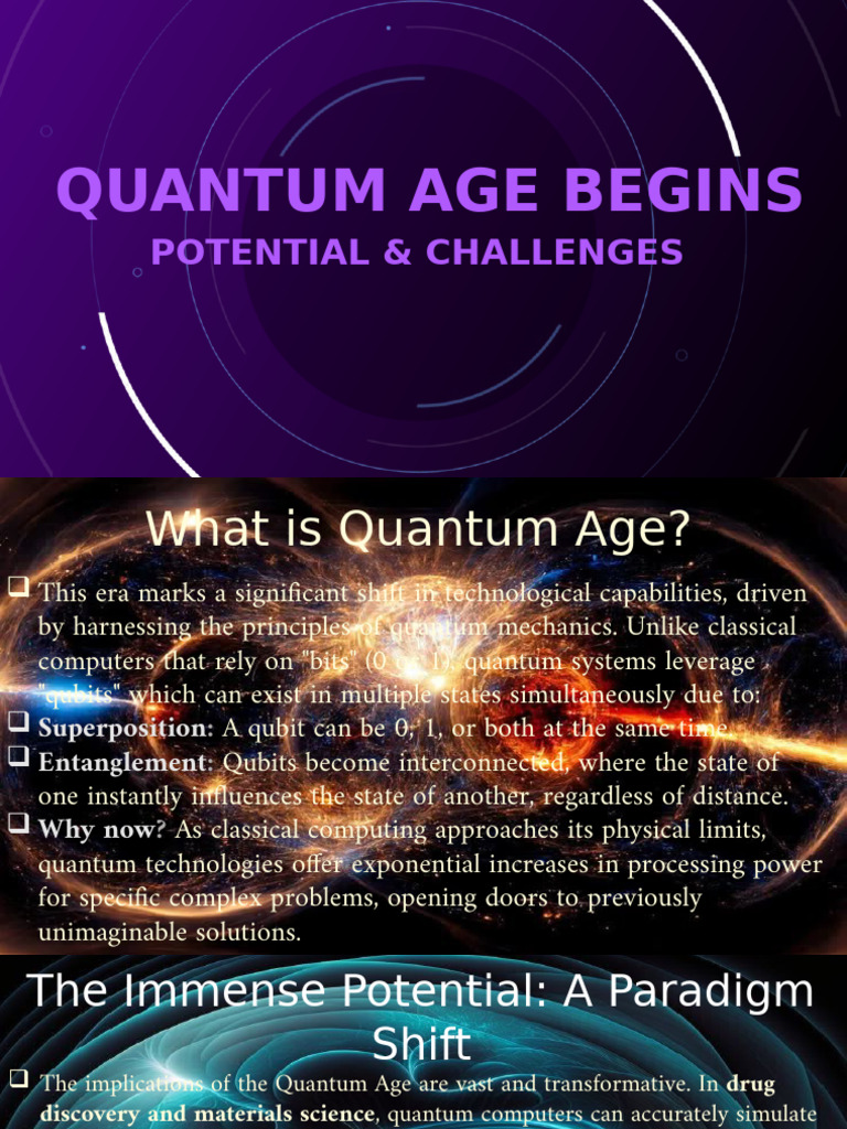 The Quantum Age | PDF | Quantum Computing | Theoretical Computer Science