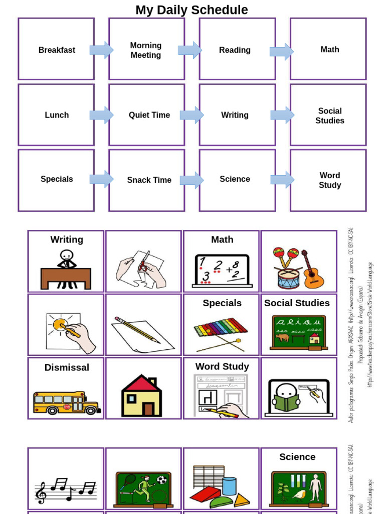 Visual Schedule 1 | PDF