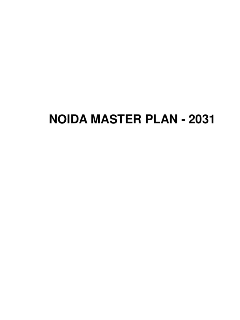 Master Plan 2031 Detail | PDF | Workforce | Delhi