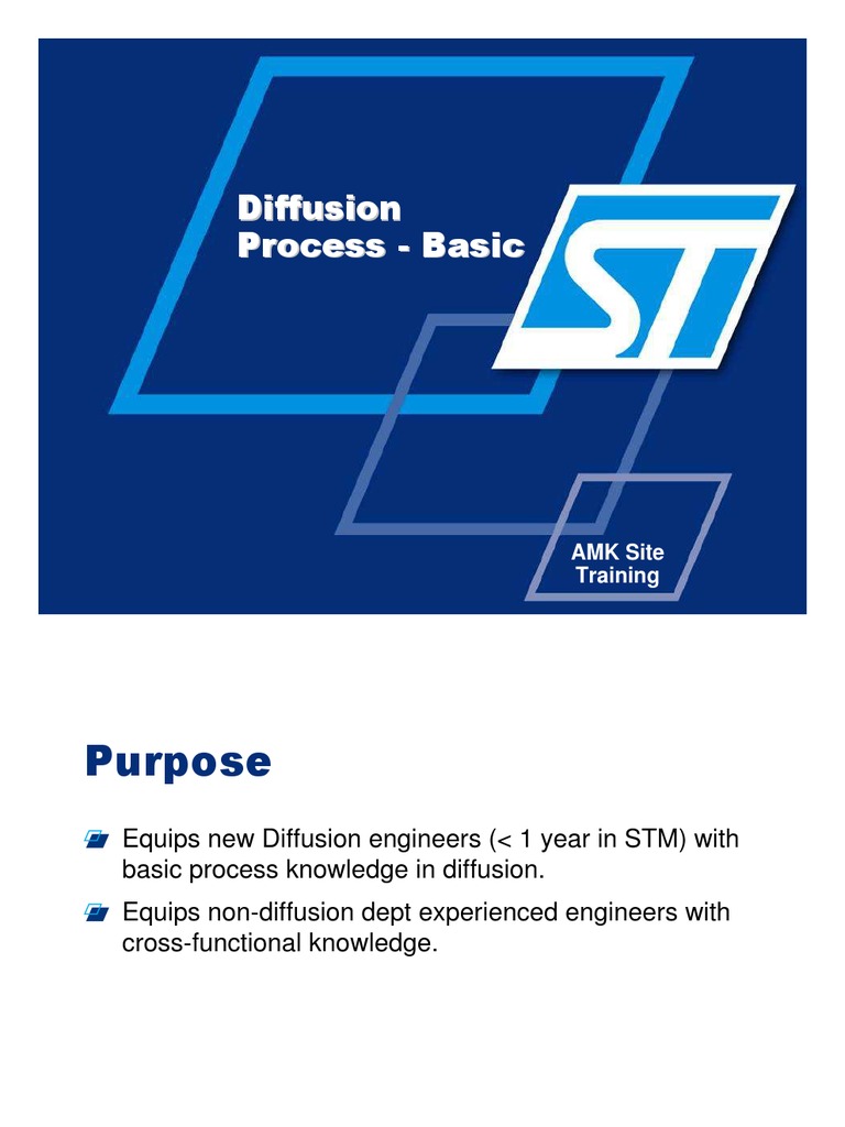 Basic Process Diffusion | PDF | Doping (Semiconductor) | Epitaxy