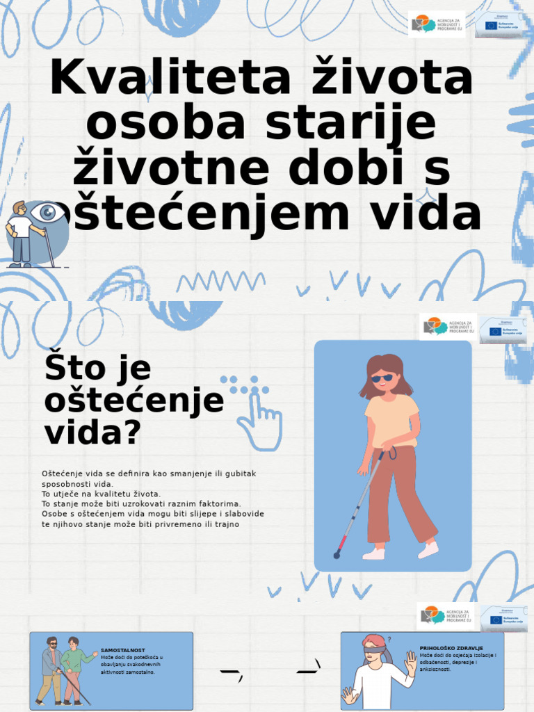 Kvaliteta Života Osoba Starije Životne Dobi s Oštećenjem Vida (1) | PDF
