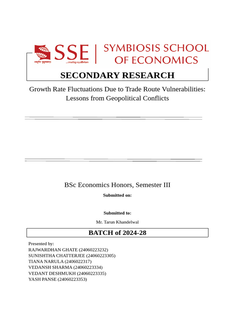 Macro ILC Report Sem3 | PDF | Inflation | Macroeconomics