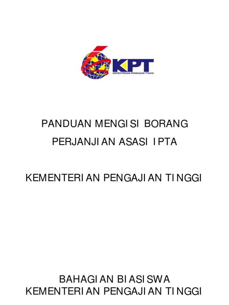 Panduan Isi Borang Perjanjian | PDF