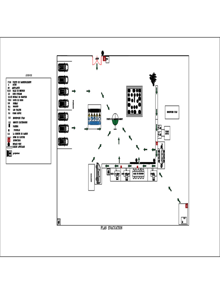 Plan Evacuation Zc-Model | PDF