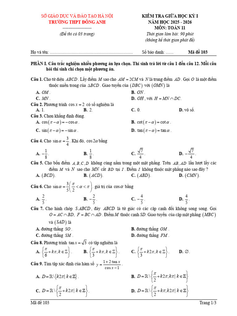 Mã 103 | PDF