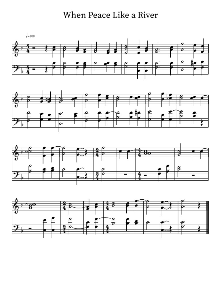 When Peace Like a River | PDF