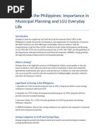 Zoning Color Codes and Land Use Standards | PDF | Physical Geography ...