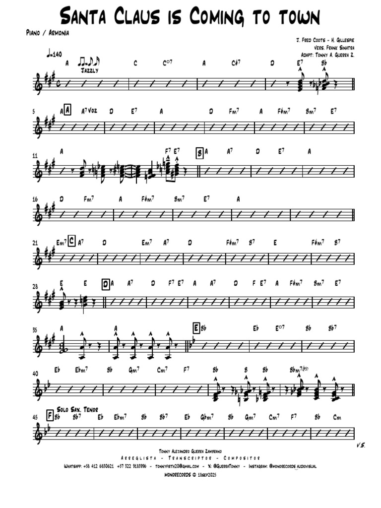Santa Claus Is Coming To Town - Piano Armonía - 2025-09-19 0015 - Piano ...