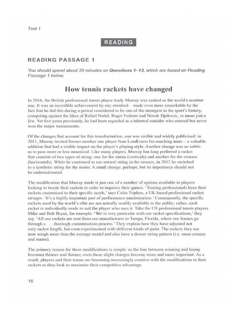IELTS Reading 1 | PDF